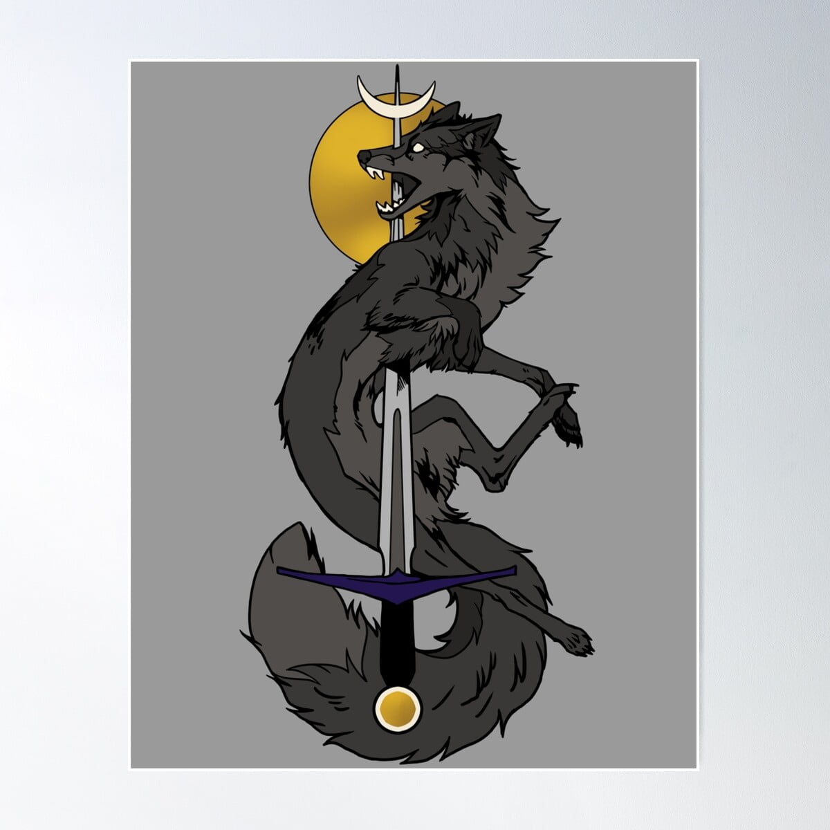 Dagger Poster Wall Art, Modern Wall Decor For Living Room Bedroom, 8x12 ...