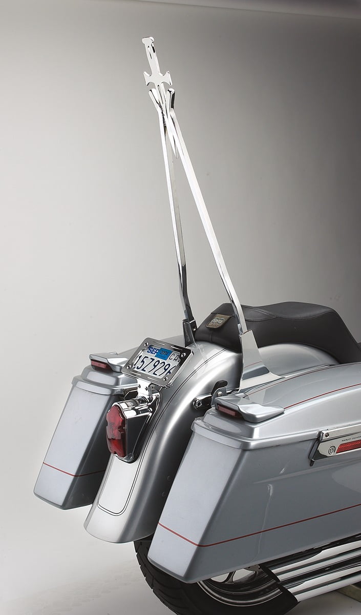 Daggertude 30 in Sissy Bar Stick Wide CHR - Walmart.com
