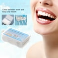 DagobertNiko 50pcs Oral Floss Large Boxed Disposable Clean Floss Stick ...
