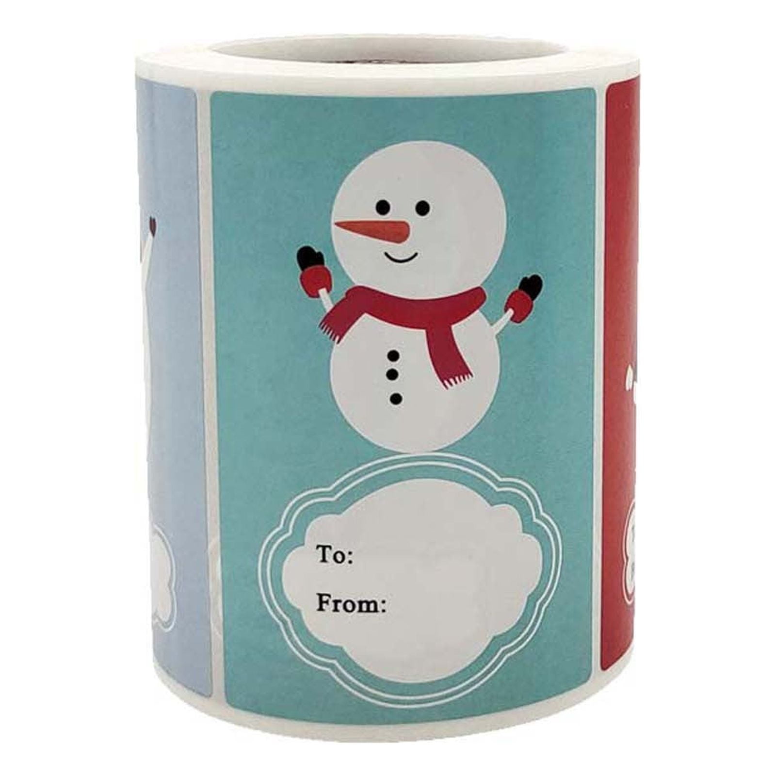 DagobertNiko Christmas Self Adhesive Gift Tag Stickers Santa ...