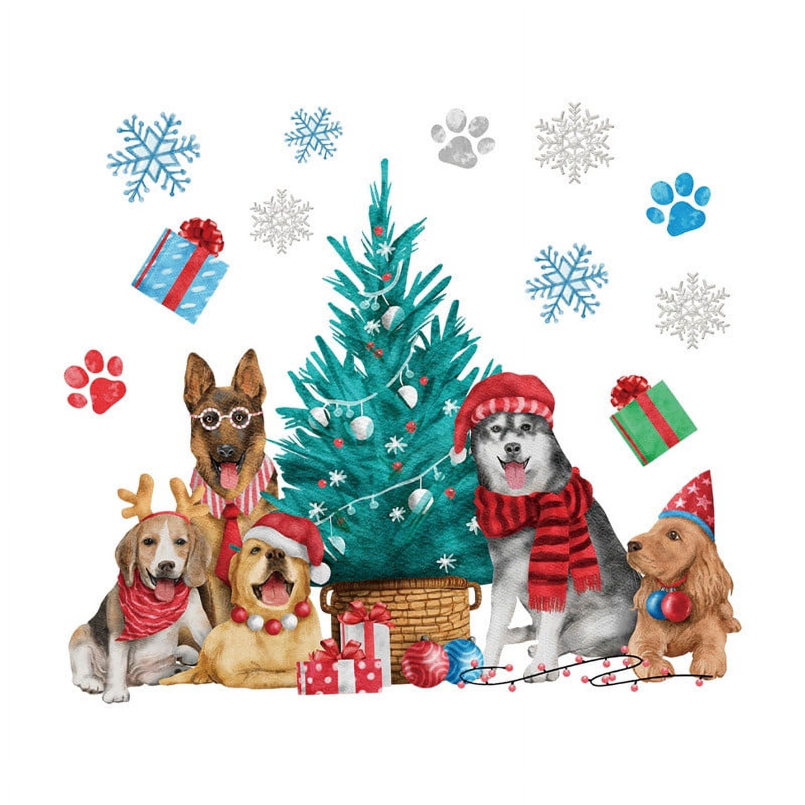 DagobertNiko Christmas Wall Stickers, Santa Claus, Holiday Parties ...
