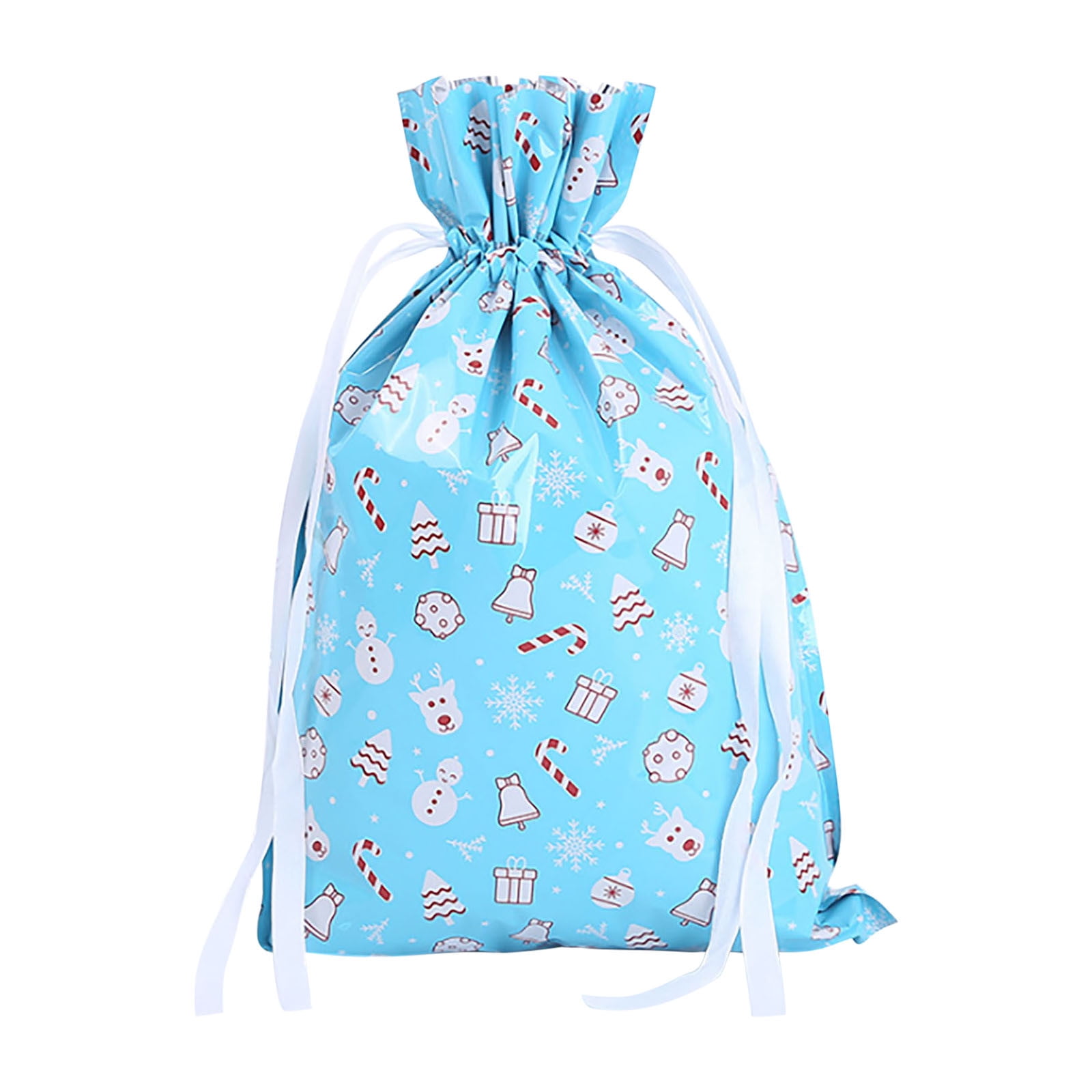 DagobertNiko Clearance! Foil Drawstring Christmas Gift Bags Assorted ...