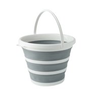 Auto Drive 4 Gallon Car Plastic, Wash Bucket with Grit Screen and Carry ...
