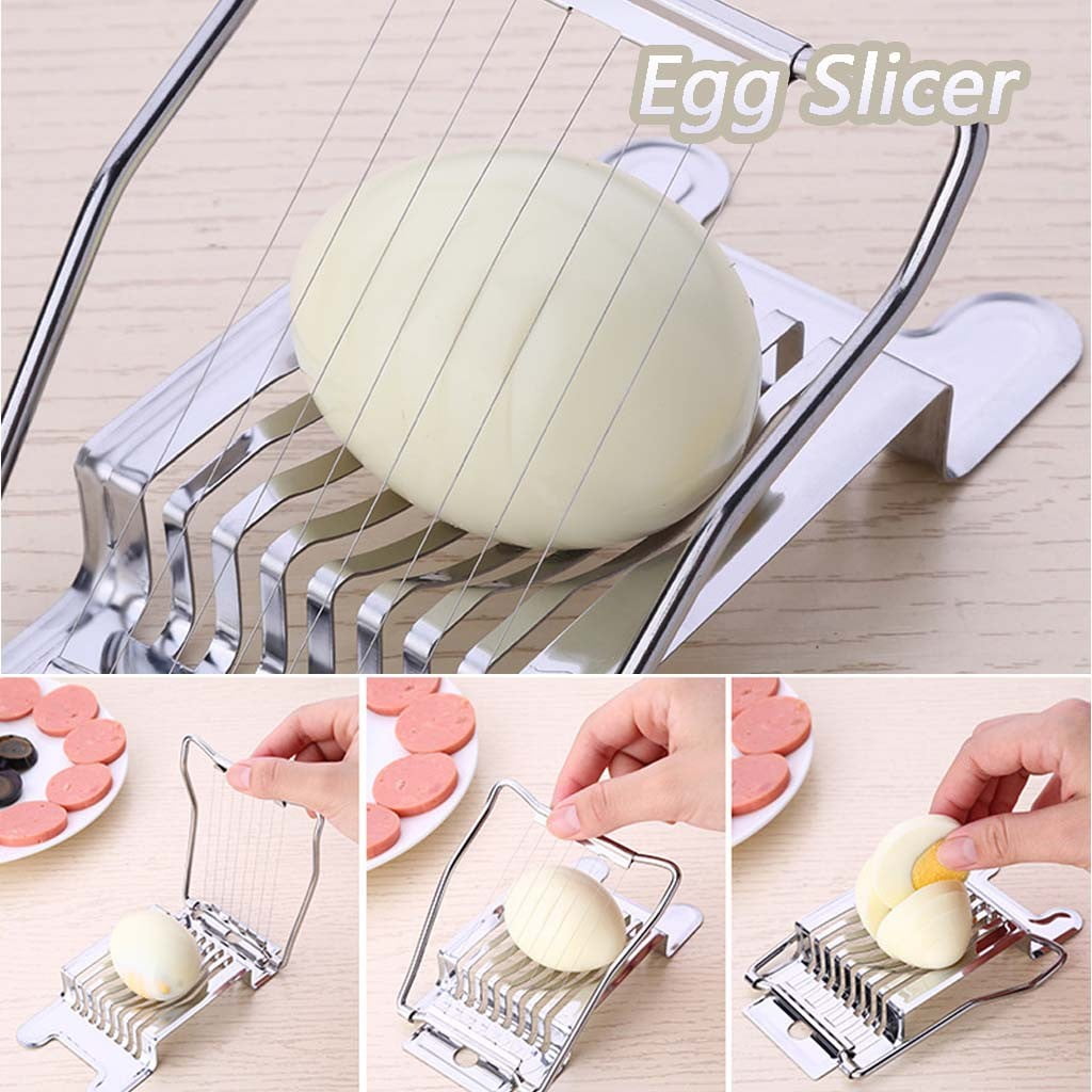 DagobertNiko Poached Egg Slicing Tool Made of Stainless Steel Wire ...