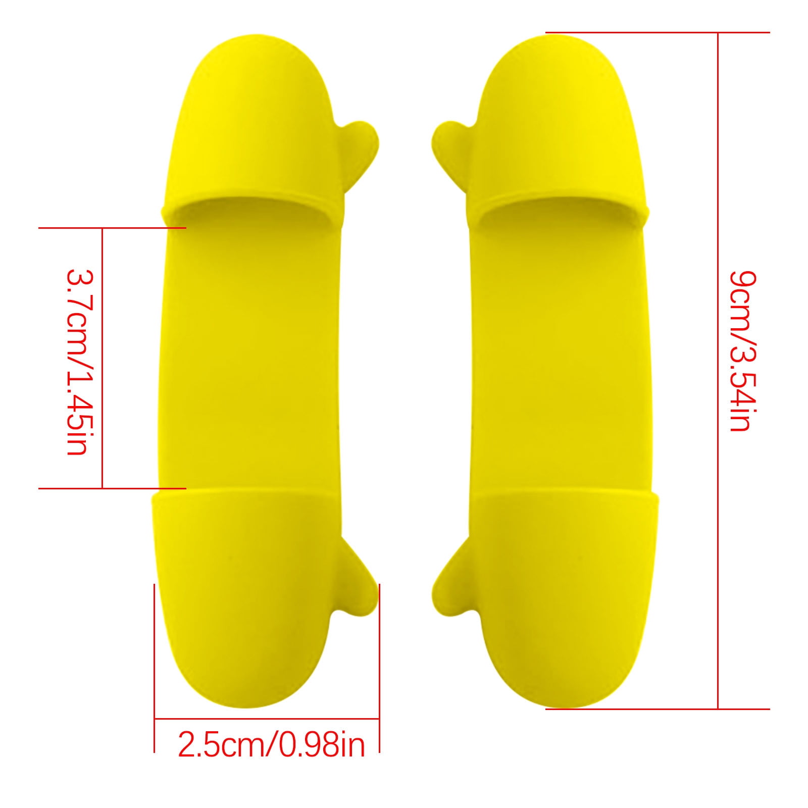 DagobertNiko Silicone Finger Clip Heat Insulation Anti-scald Glove Clip ...