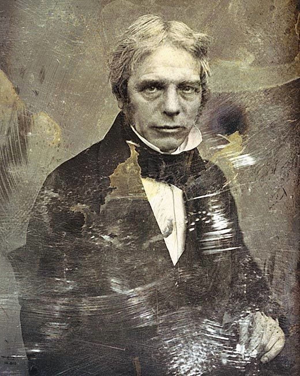 Daguerreotype Portrait of Michael Faraday - 12x18 Inch Laminated ...