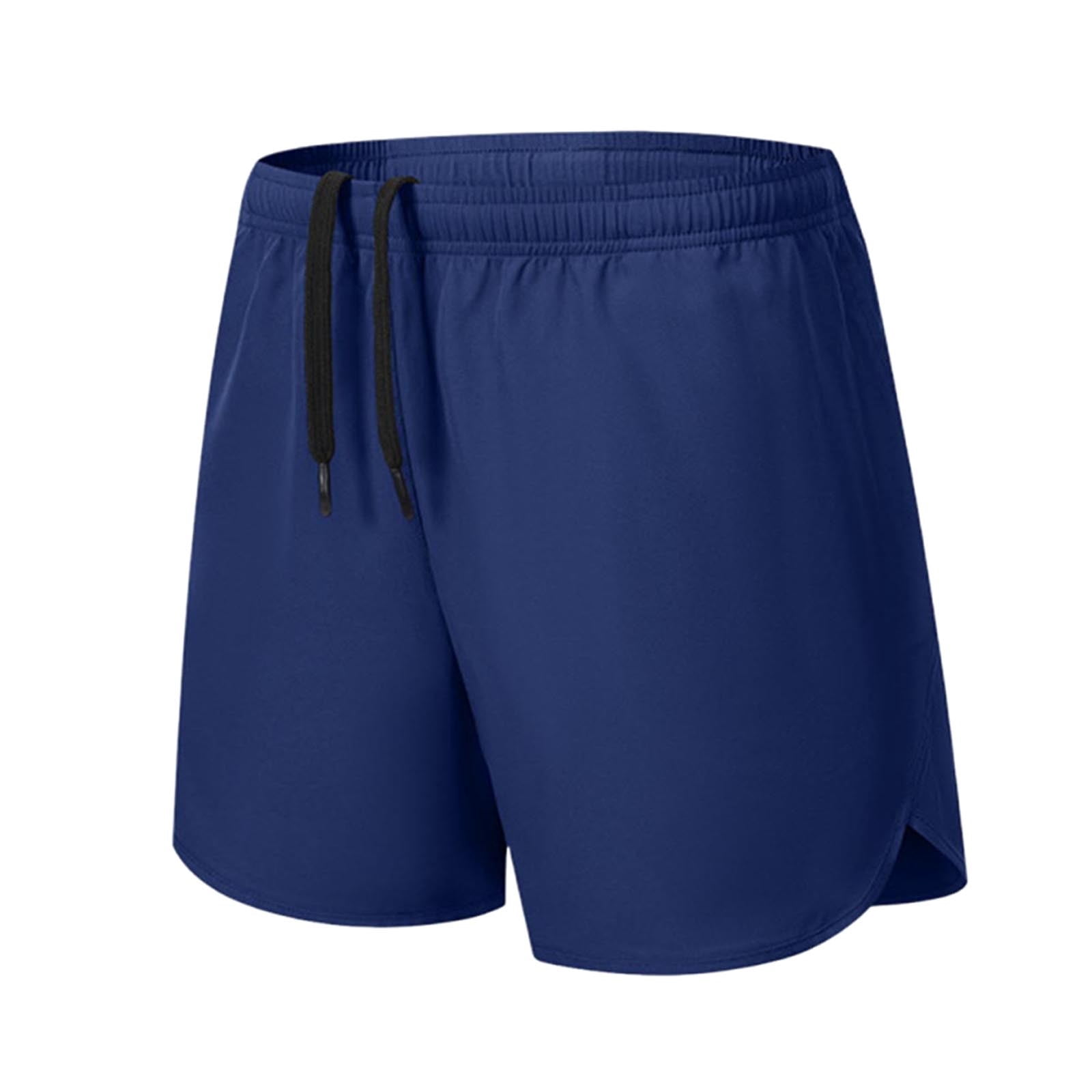Dagugfen Athletic Short Pants for Men Zipper Pockets 5" Inseam Quick ...