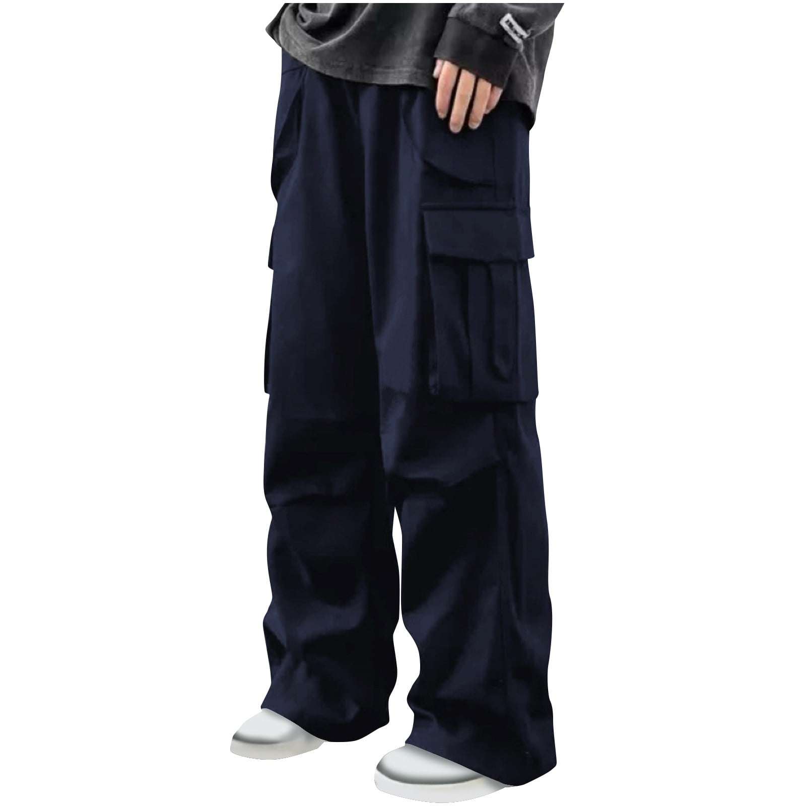 Dagugfen Cargo Pants for Men Elastic Waist Drawstring Outdoor Trainning ...