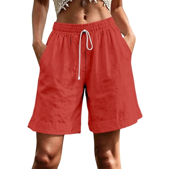 Dagugfen Cargo Shorts for Men Wide Leg Drawstring Elastic Waisted Loose ...