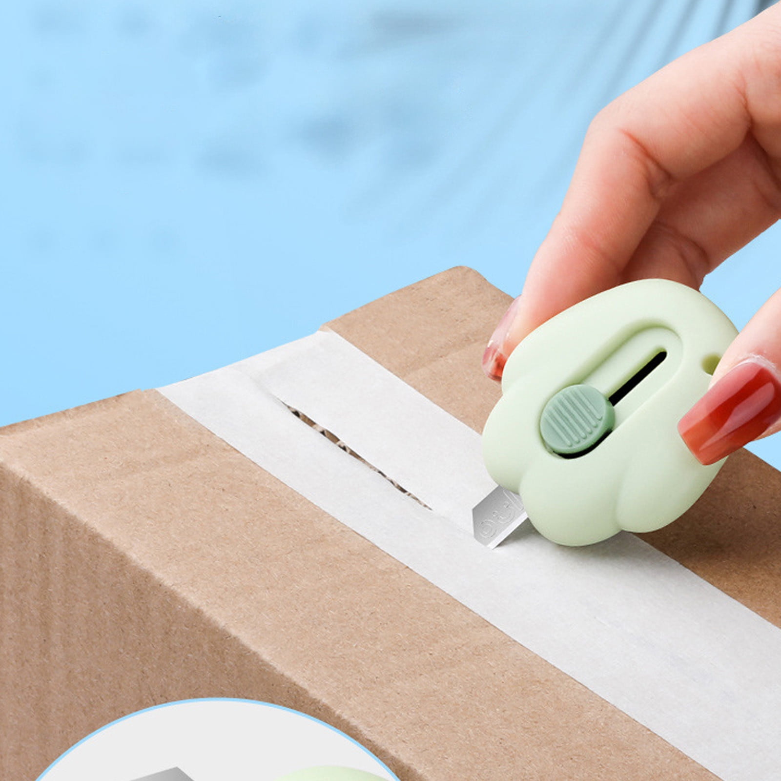 Dagugfen Mini Retractable Utility Knife Box Cutter Letter Opener, Art ...