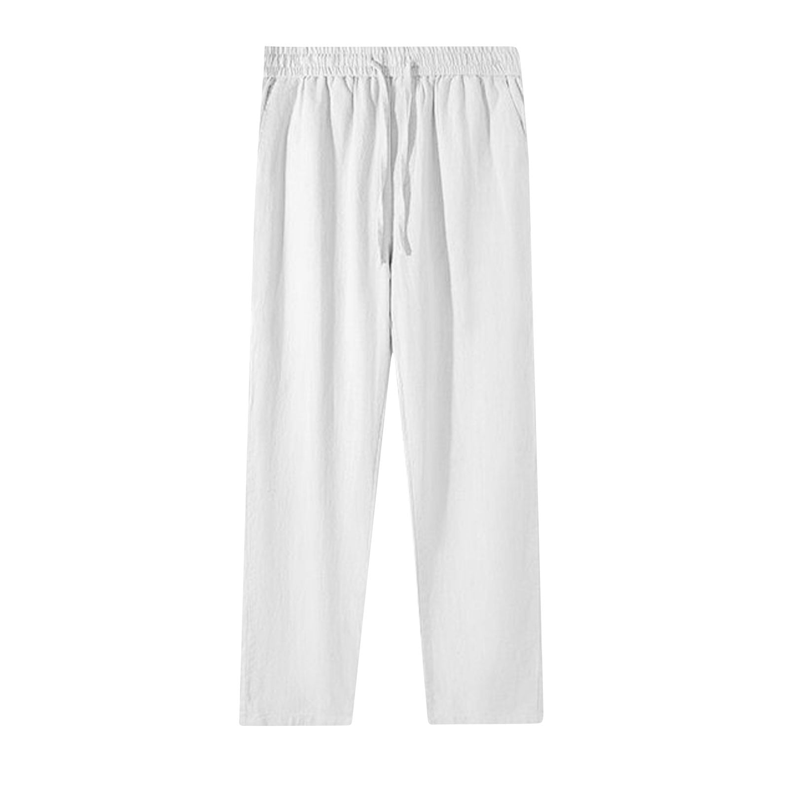 Dagugfen Plus Size Work Pants for Women Tapered Leg Elastic Waist Loose ...