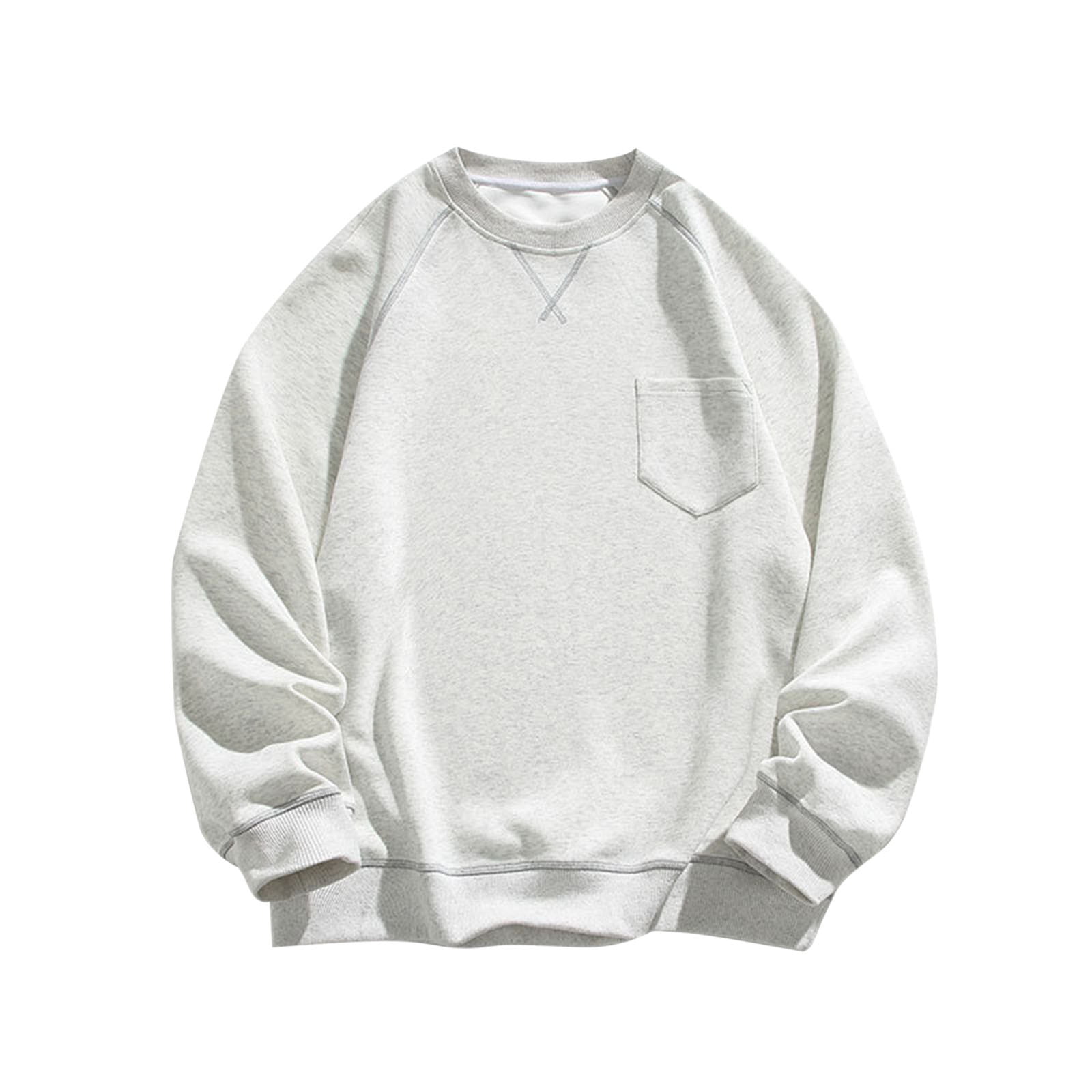 Dagugfen Shirts for Men V Neck Long Sleeve Tight Comfy Muscle Top ...