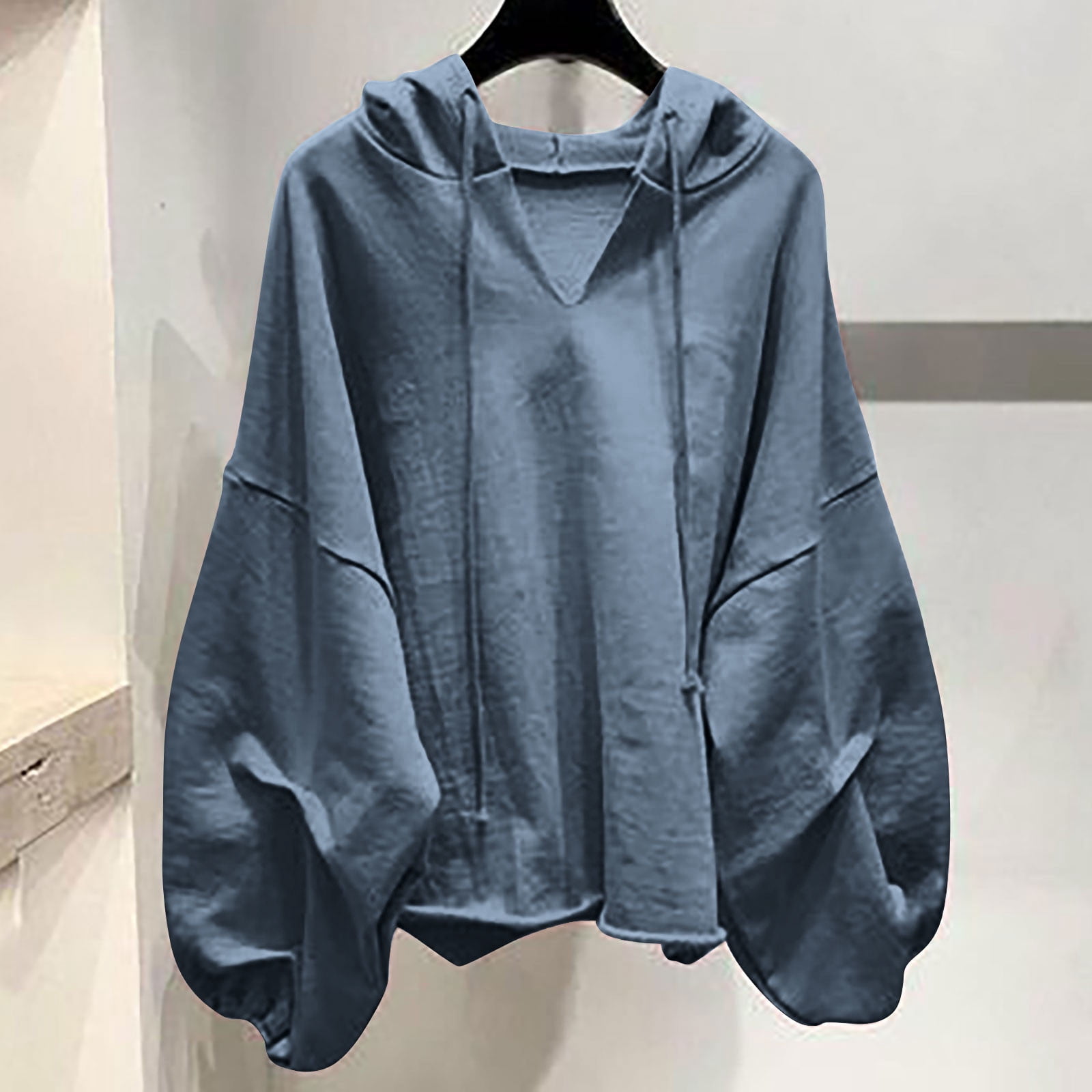 Dagugfen Sweatshirts for Women Long Sleeve Drop Shoulder Loose Casual ...