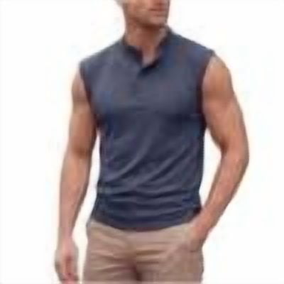 Dagugfen Tank Tops for Men Sleeveless Henley Neck Stretchy Ribbed ...