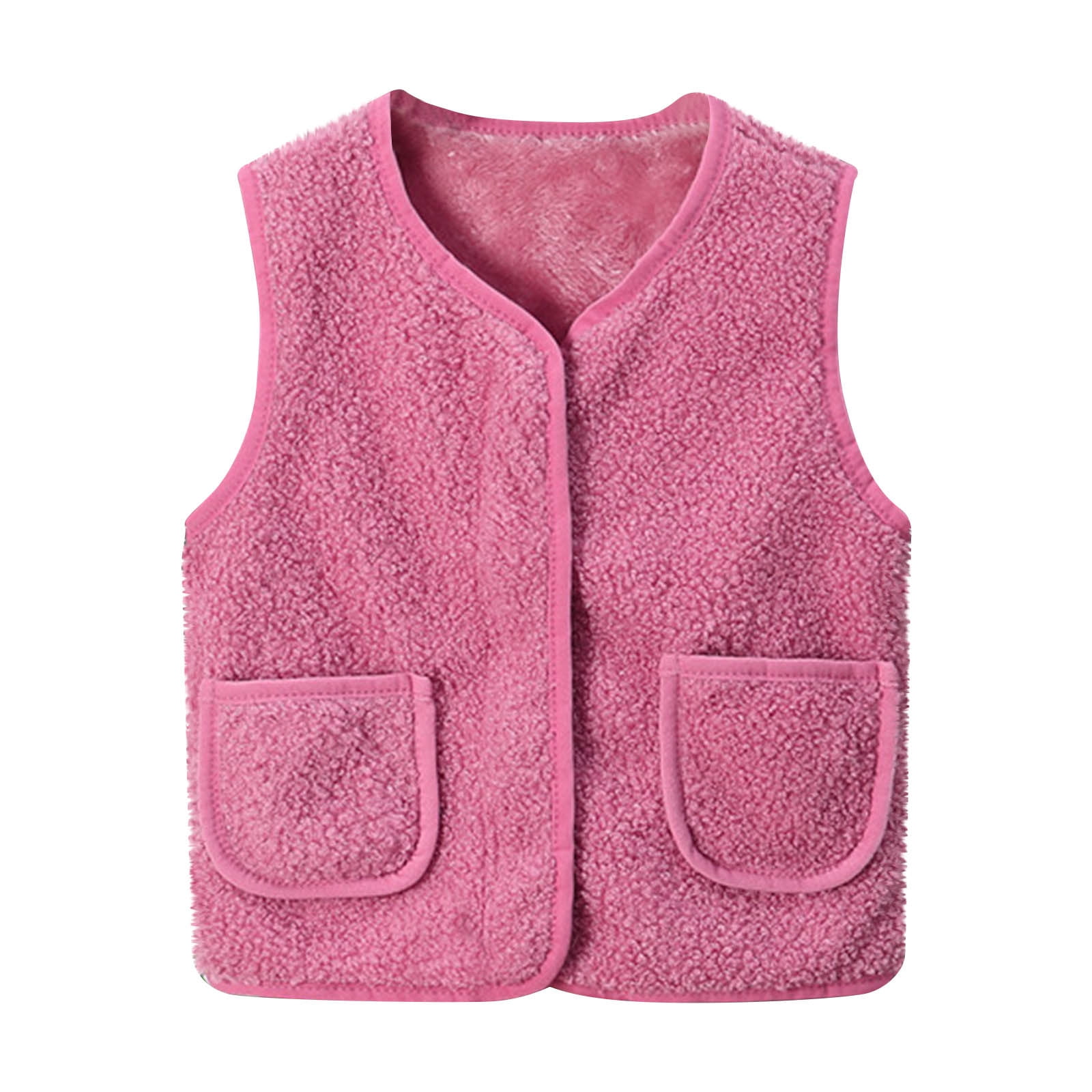 Dagugfen Toddler Baby Clothes Vests Jackets Zip up V Neck Sleeveless ...