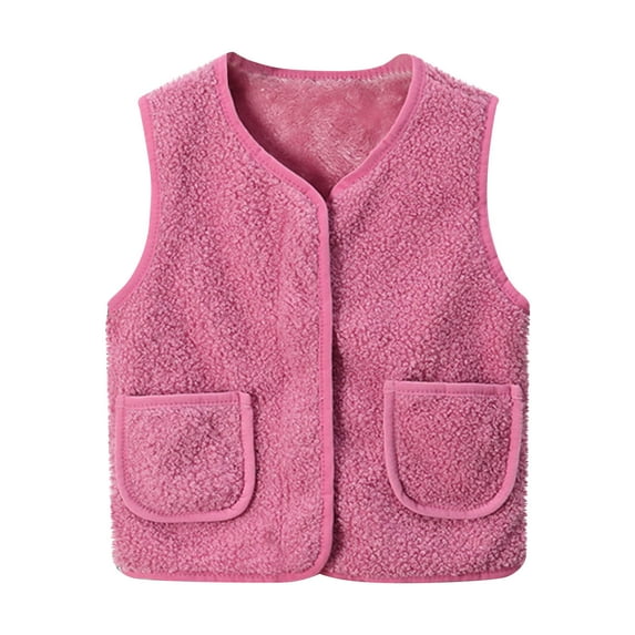 Dagugfen Toddler Baby Clothes Vests Jackets Zip up V Neck Sleeveless ...