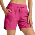 Dagugfen Womens Athletic Shorts Drawstring Elastic Waisted Lightweight ...