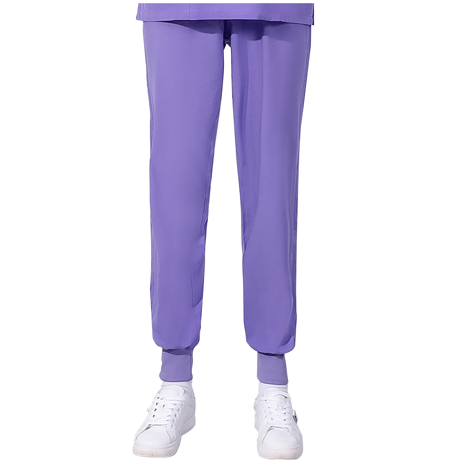 Dagugfen Work Pants Women Loose Fitting Bunched Feet Lightweight Full ...