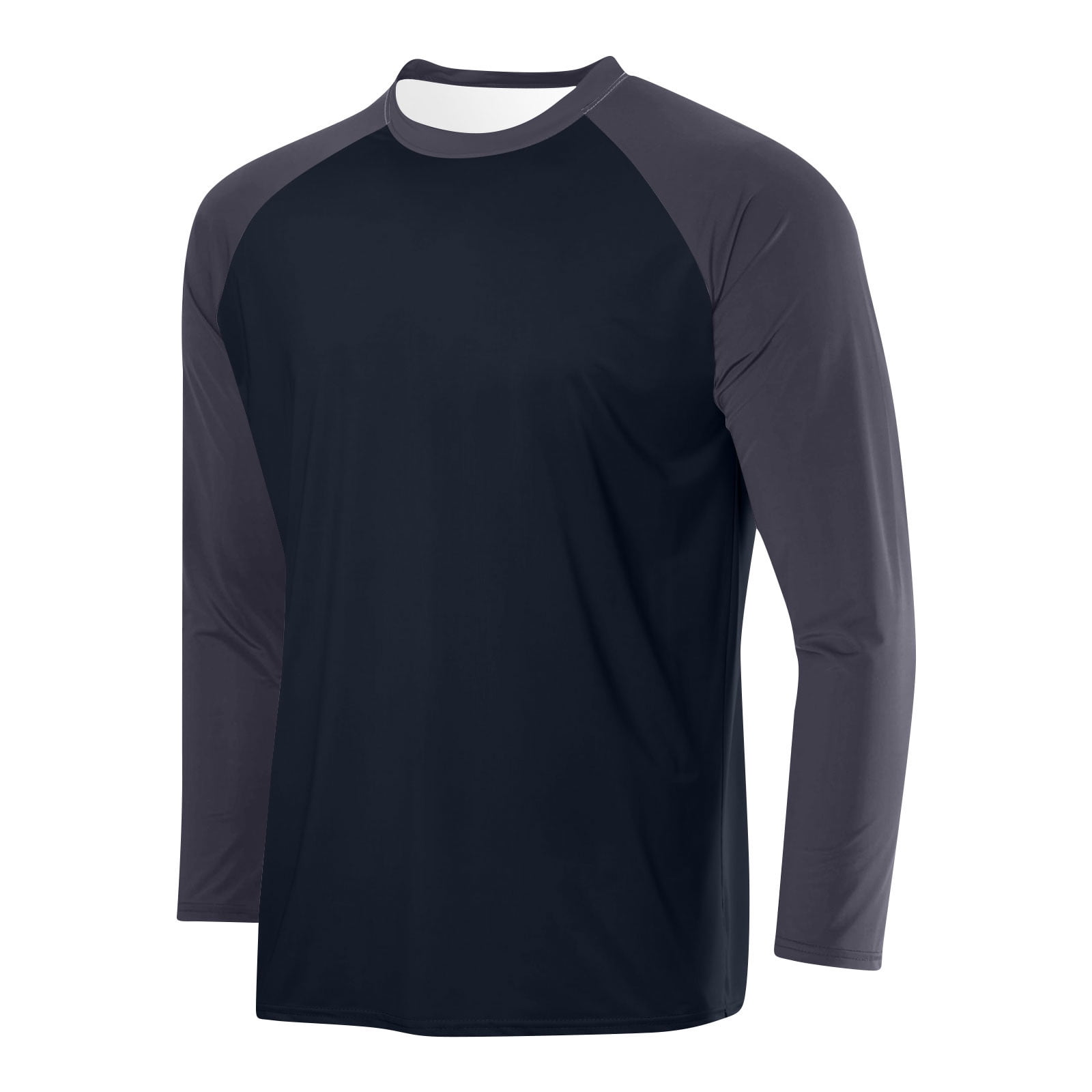 Dagugfen Workout Shirts for Men Long Sleeve Crew Neck Lightweight ...