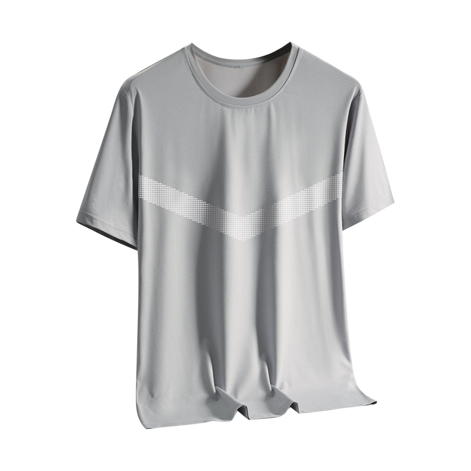 Dagugfen Workout Tops for Men Plus Szie Short Sleeve Crew Neck Thin ...