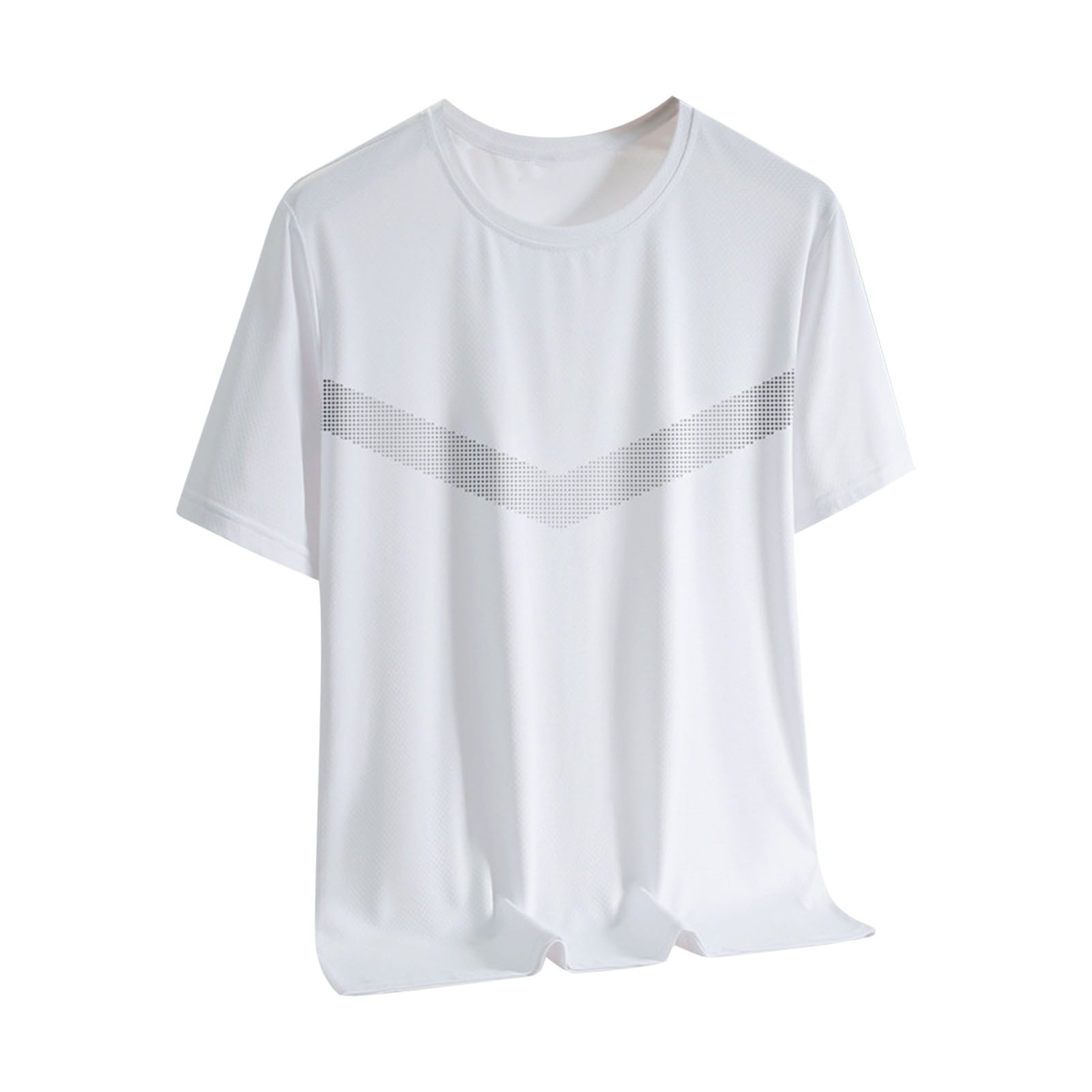 Dagugfen Workout Tops for Men Plus Szie Short Sleeve Crew Neck Thin ...