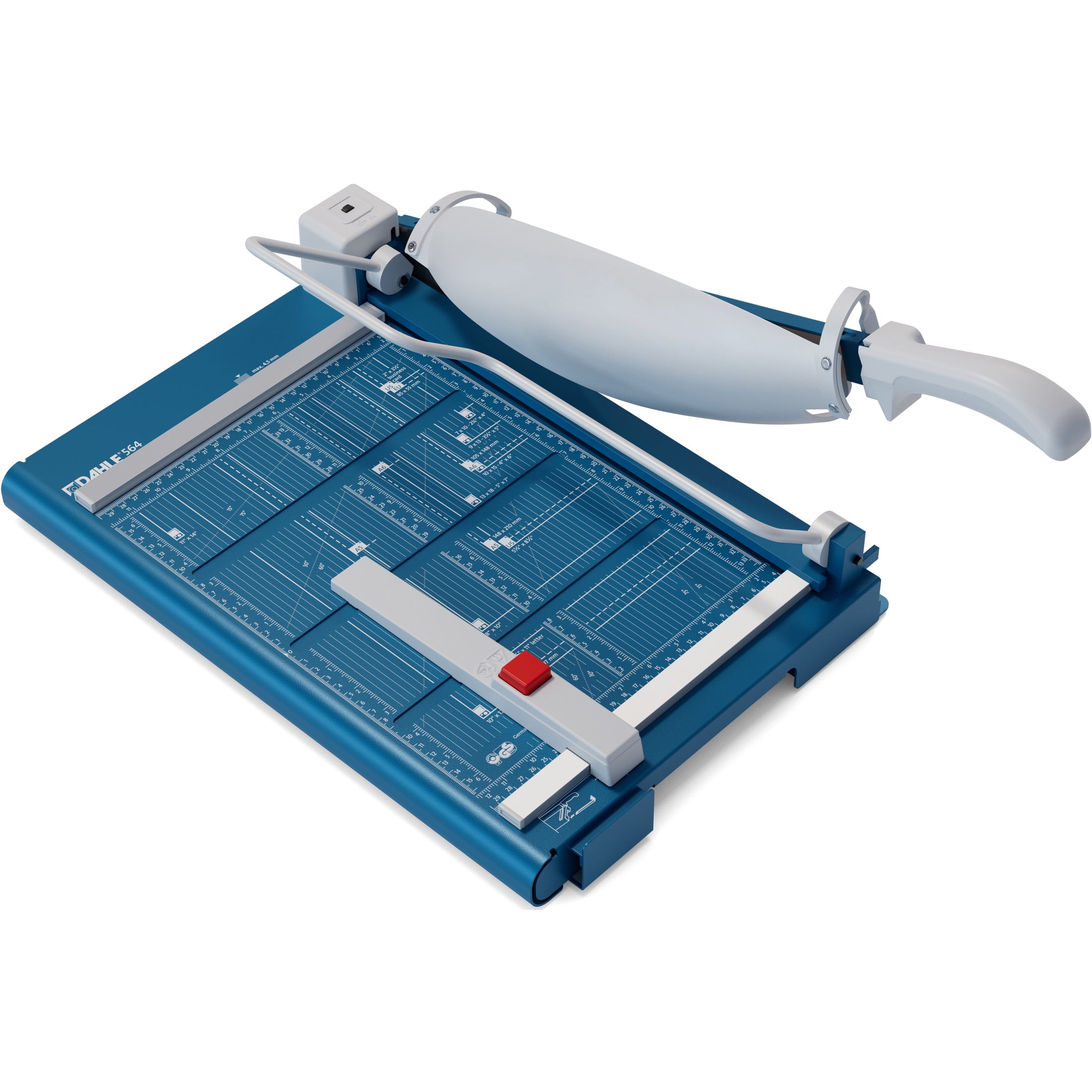 "Dahle 564 Premium Paper Cutter w/Laser, 14"" Cut, 40 Sheet Max, Self ...