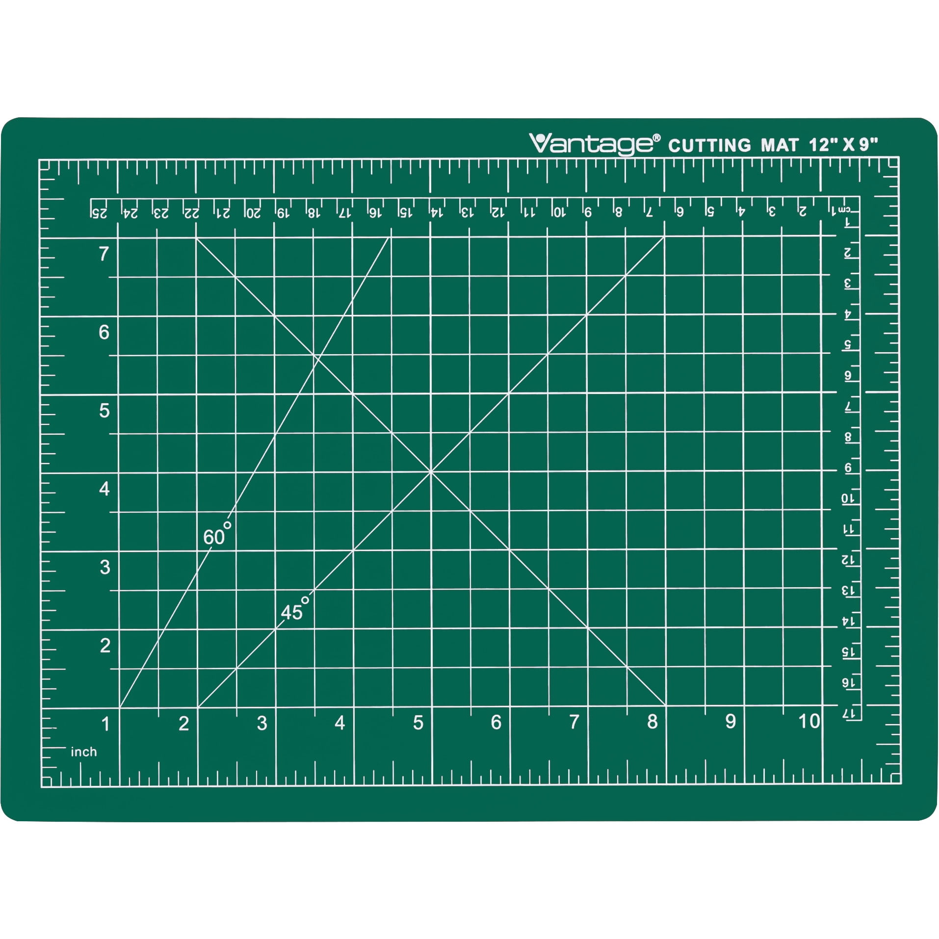Dahle Vantage 10470 Premium Self-Healing Cutting Mat, 9"x12", 1/2" Grid ...