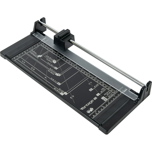Dahle Vantage Rotary Trimmer, 12" Cut, 5 Sheet Max, Self-Sharpening ...