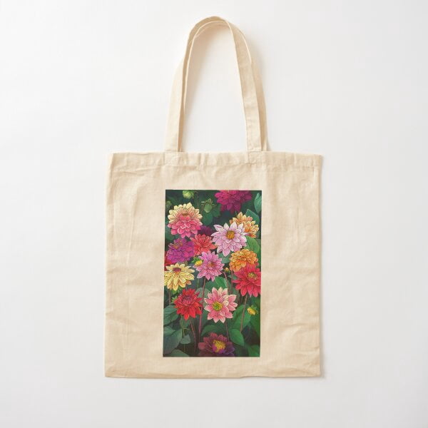 Dahlia, Dahlias, Dahlia Garden, Garden, Cartoon Garden, Flower Garden ...