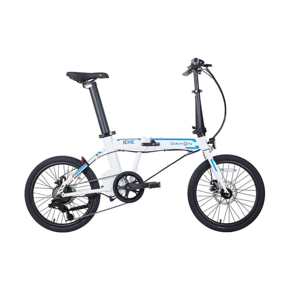 Dahon K-One E-Bike Hub Drive - Lightweight Folding E-Bike (White ...