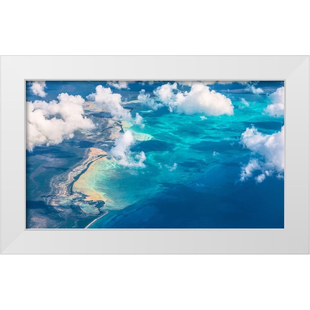 Dai, Wei 24x15 White Modern Wood Framed Museum Art Print Titled - Sand ...