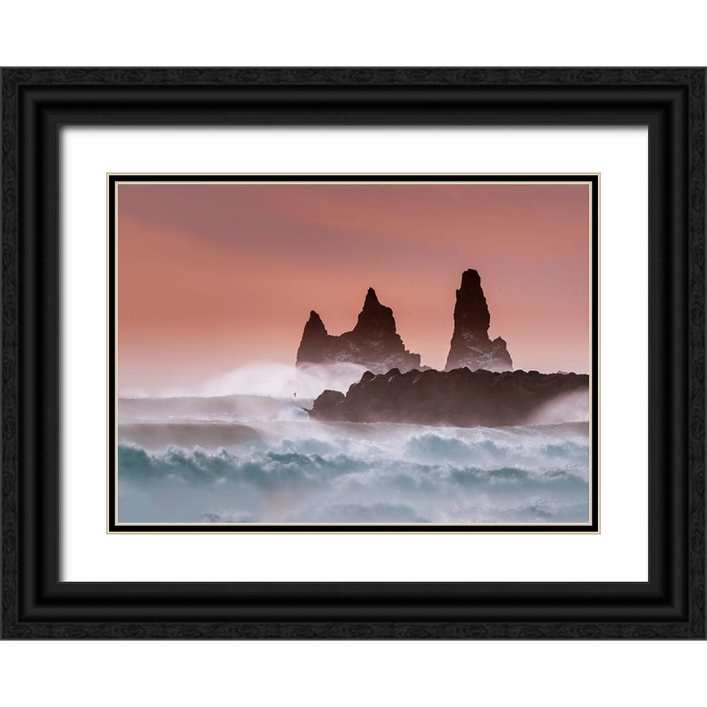 Dai, Wei 32x24 Black Ornate Wood Framed with Double Matting Museum Art ...