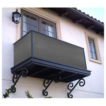 Yescom 25x4 ft Mesh Privacy Fence Windscreen 180 gsm HDPE Slat Sunshade ...