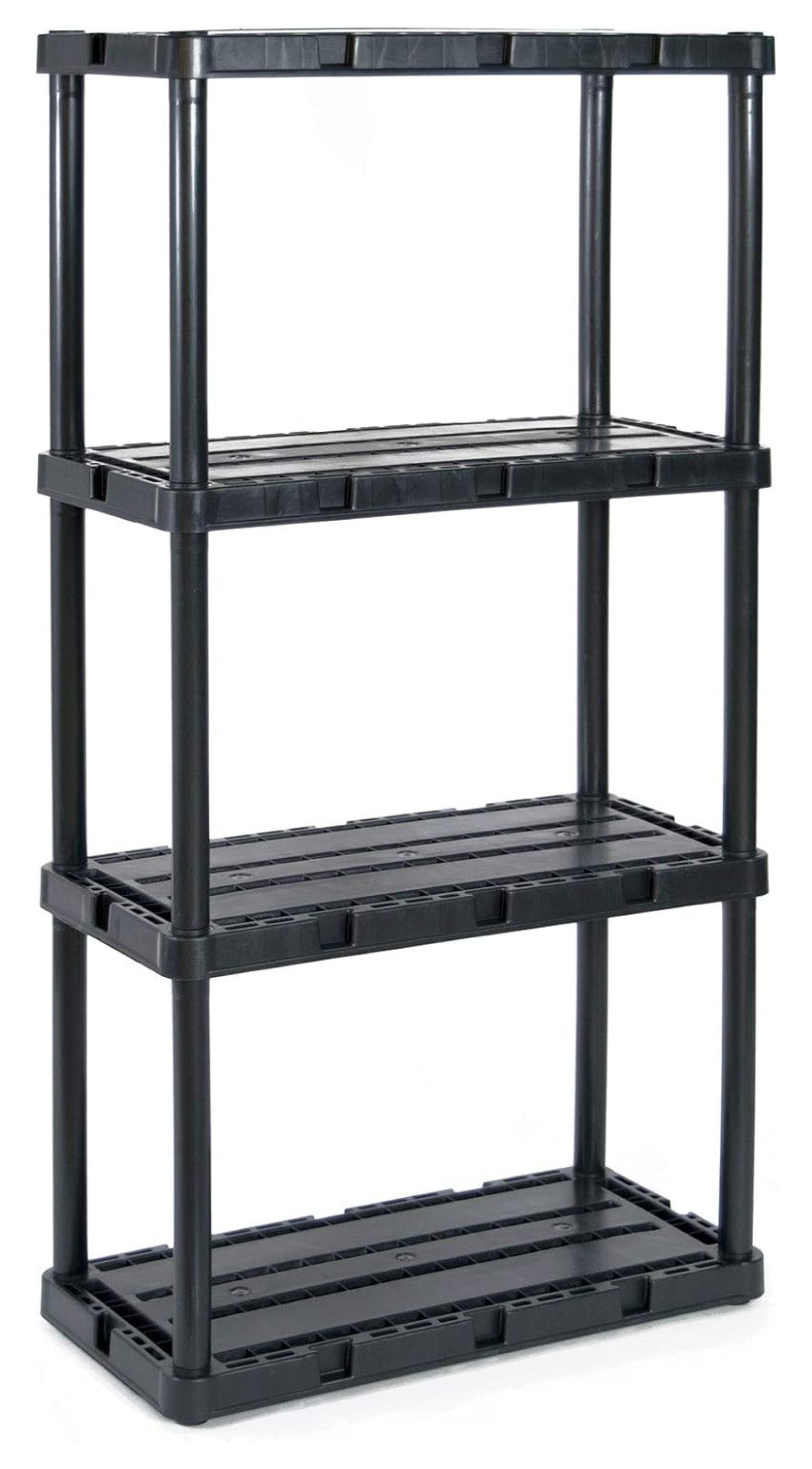 DaiZuY 4 Shelf Knect-A-Shelf Ventilated Light Duty Storage Unit 12 x 24 ...