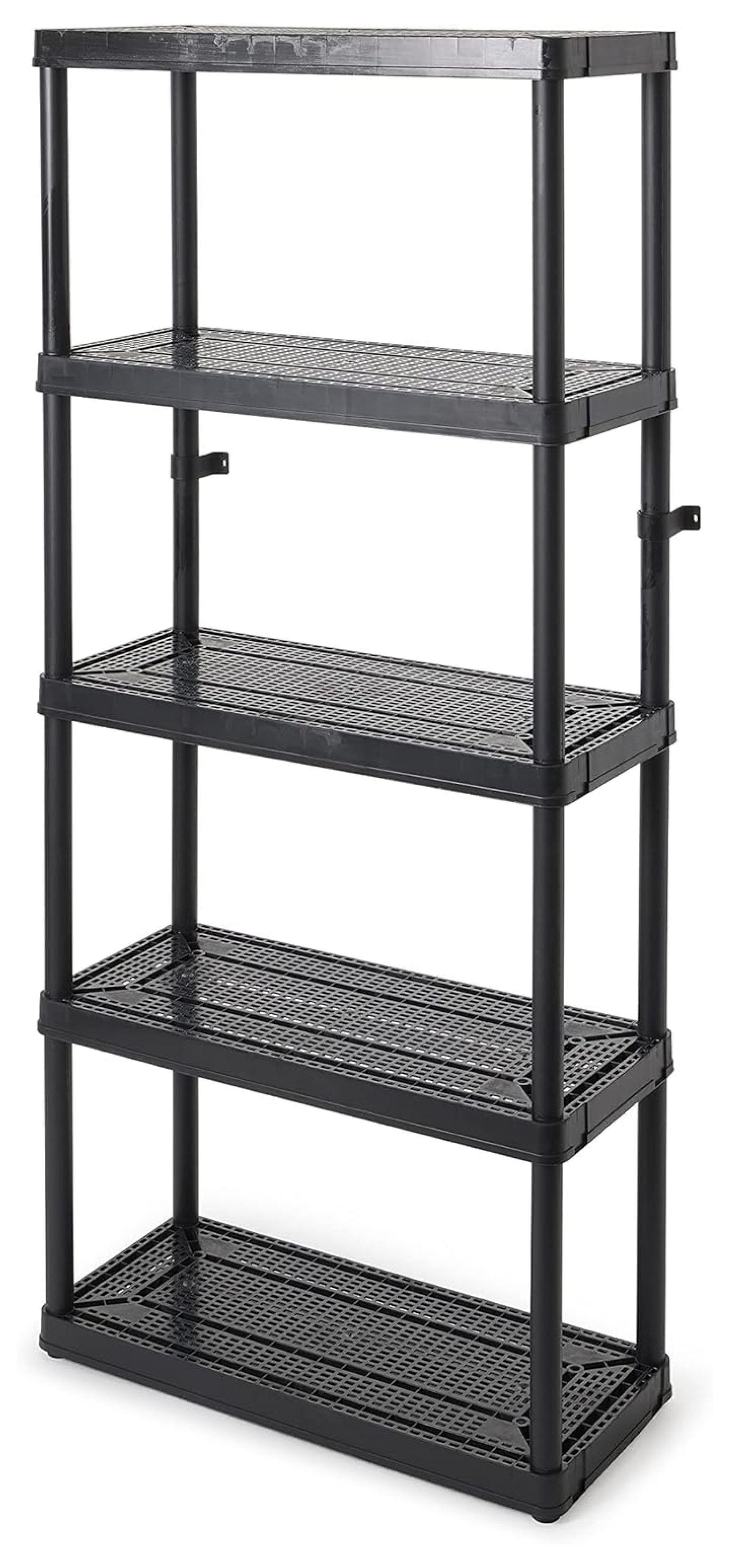 DaiZuY 5 Shelf Fixed Height Ventilated Medium Duty Storage Unit 14 x 32 ...