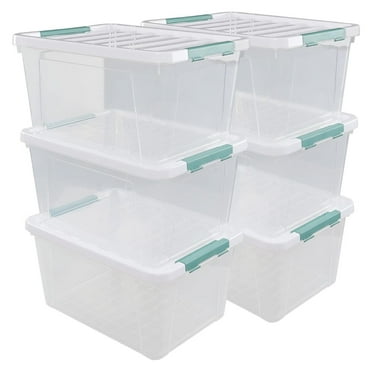 Free Shipping! Nazhura Extra Big Locking Plastic Storage Bin, Stackable ...
