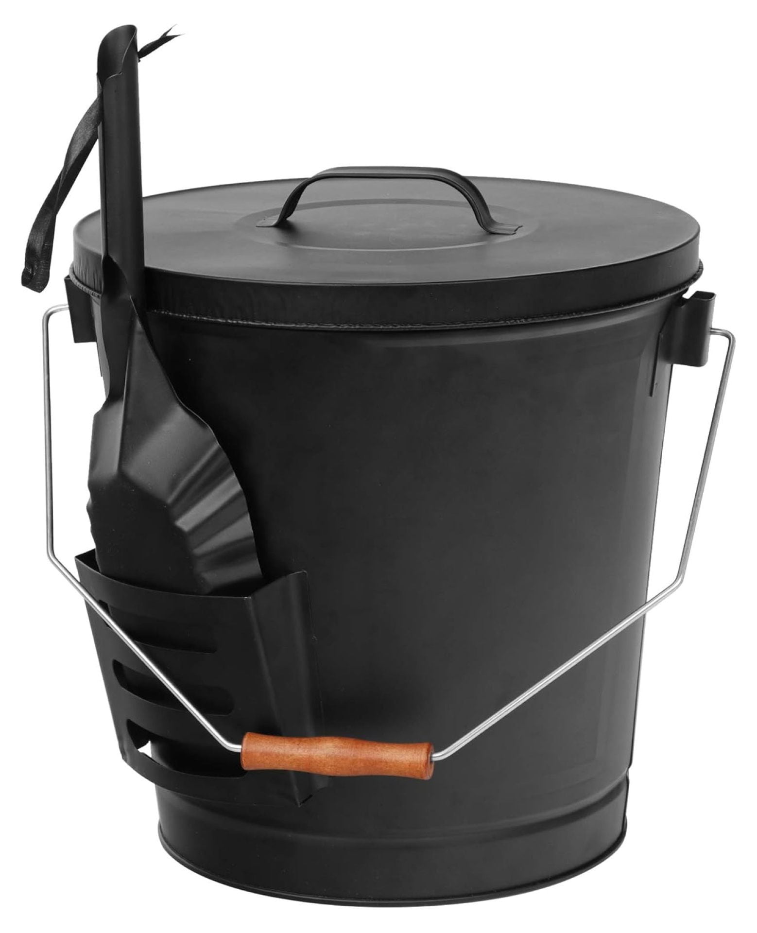DaiZuY Bucket with Lid and Shovel 5.15 Gallon Large Galvanized Metal ...