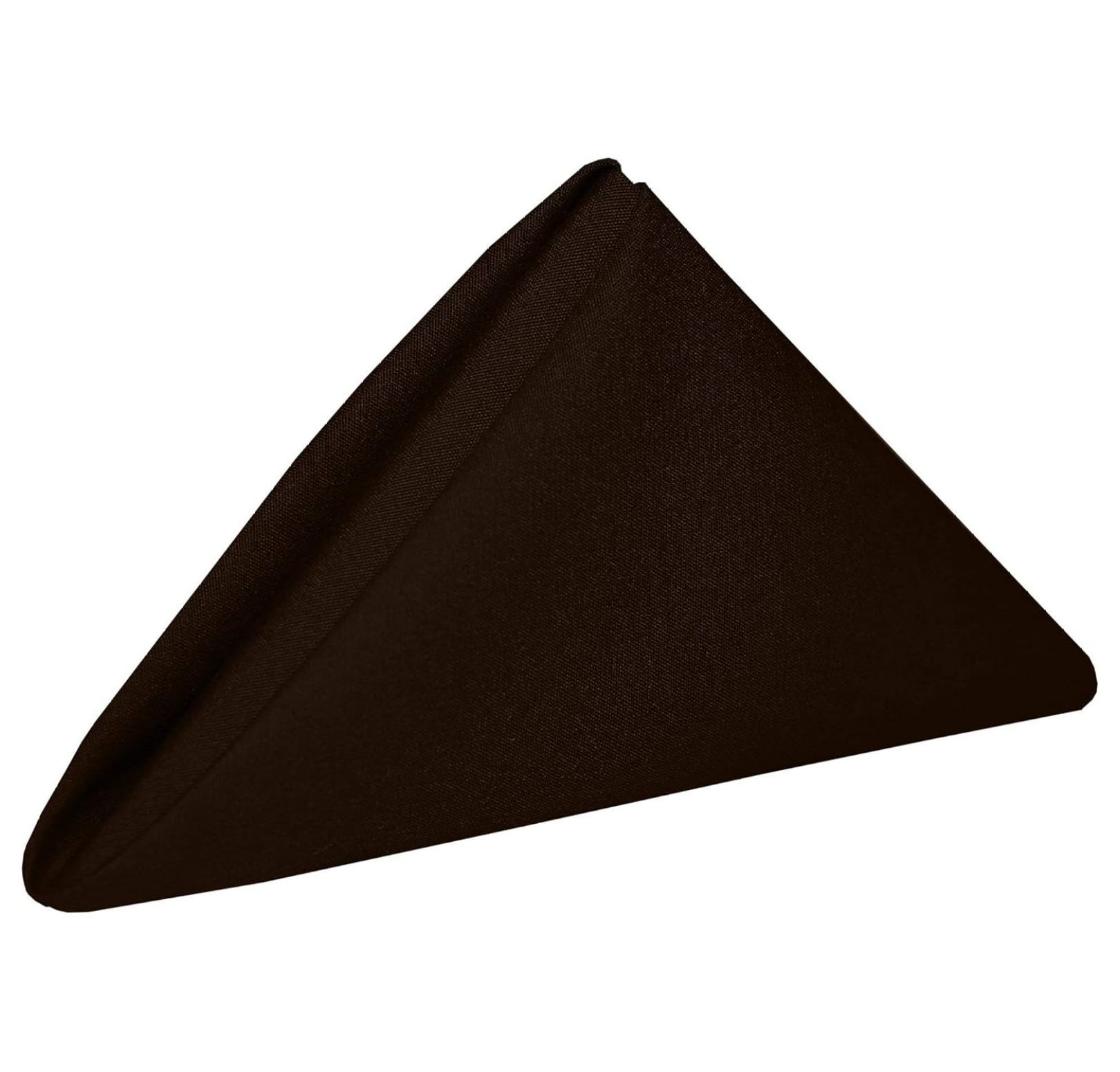 DaiZuY Cotton-feel 17 x 17-Inch Cloth Napkins -1 Dozen- Chocolate Brown ...