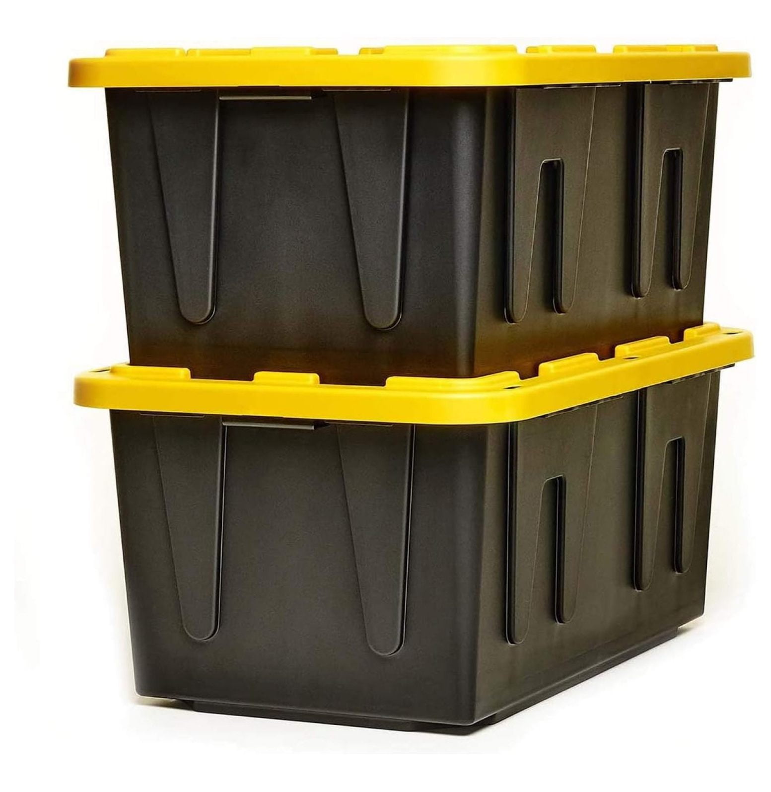 DaiZuY Durabit 27 Gallon Stackable Home Storage Container Bins Heavy ...