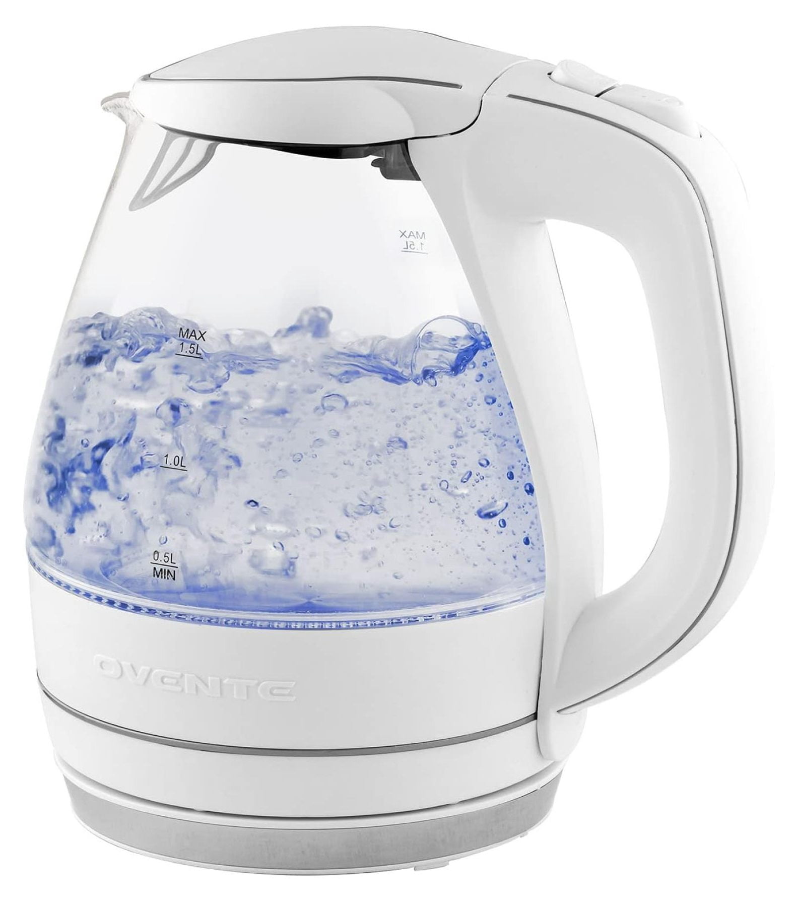 DaiZuY Glass Electric Kettle Hot Water Boiler 1.5 Liter Borosilicate ...