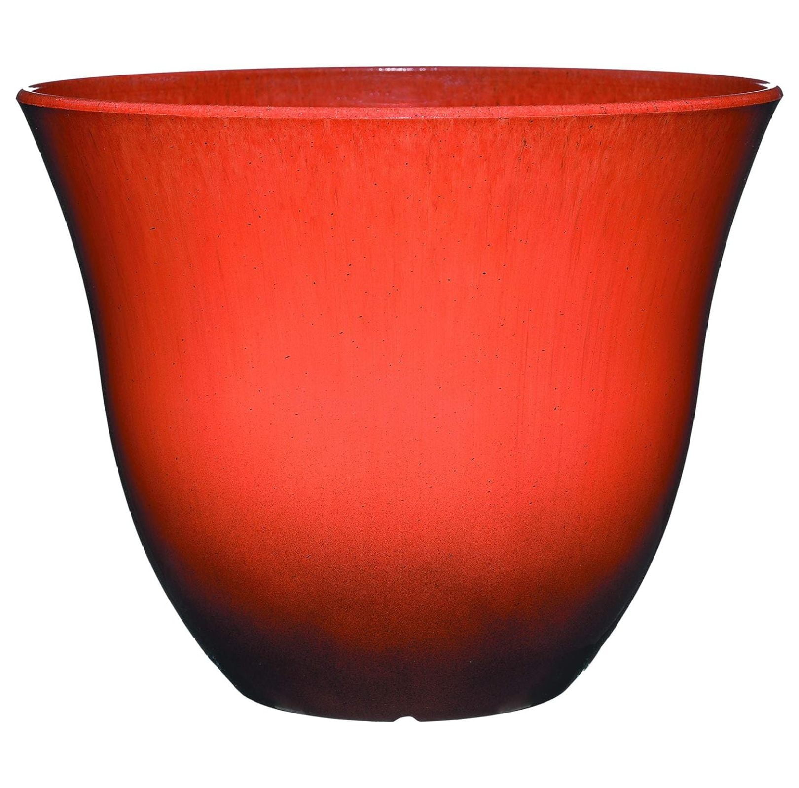 DaiZuY Honeysuckle Resin Flower Pot Planter, Orange Ember, 15 ...
