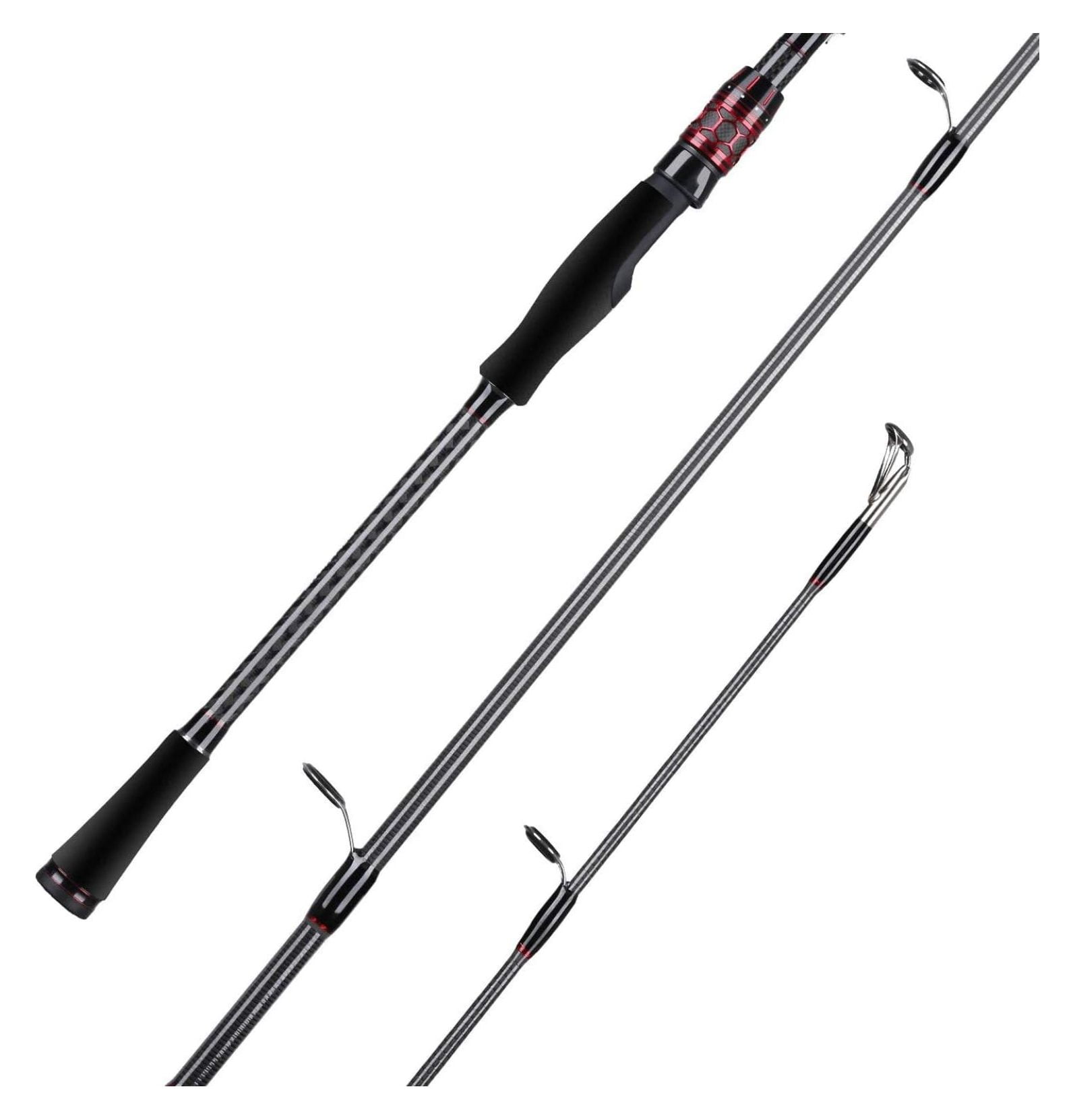 DaiZuY Kraken 2-pc Fishing Rods, 30T-40T X-Shaped Carbon Fiber, for ...