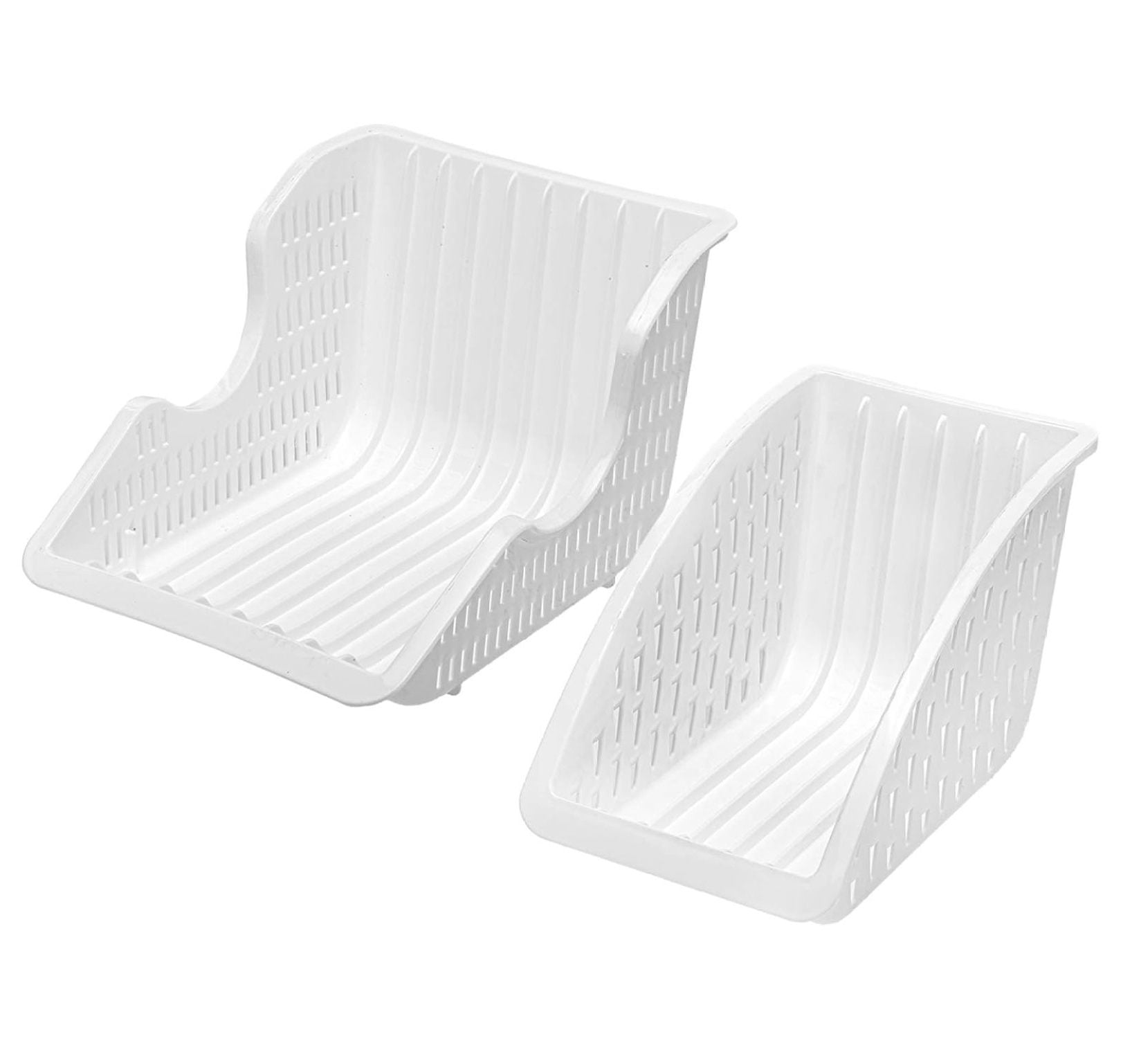 DaiZuY Plastic Kitchen Cabinet Organizer for Dishes, Vertical Plate ...