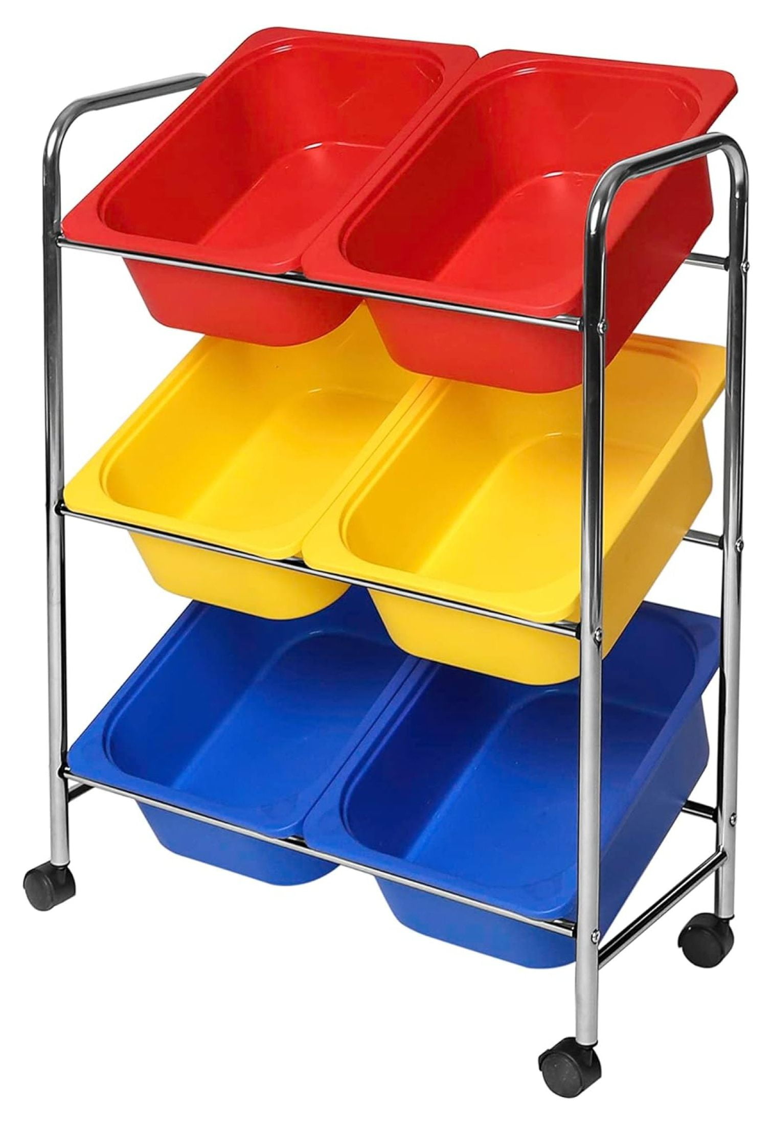 DaiZuY Rolling Utility Organizer Storage Cart, for Home Office, School ...