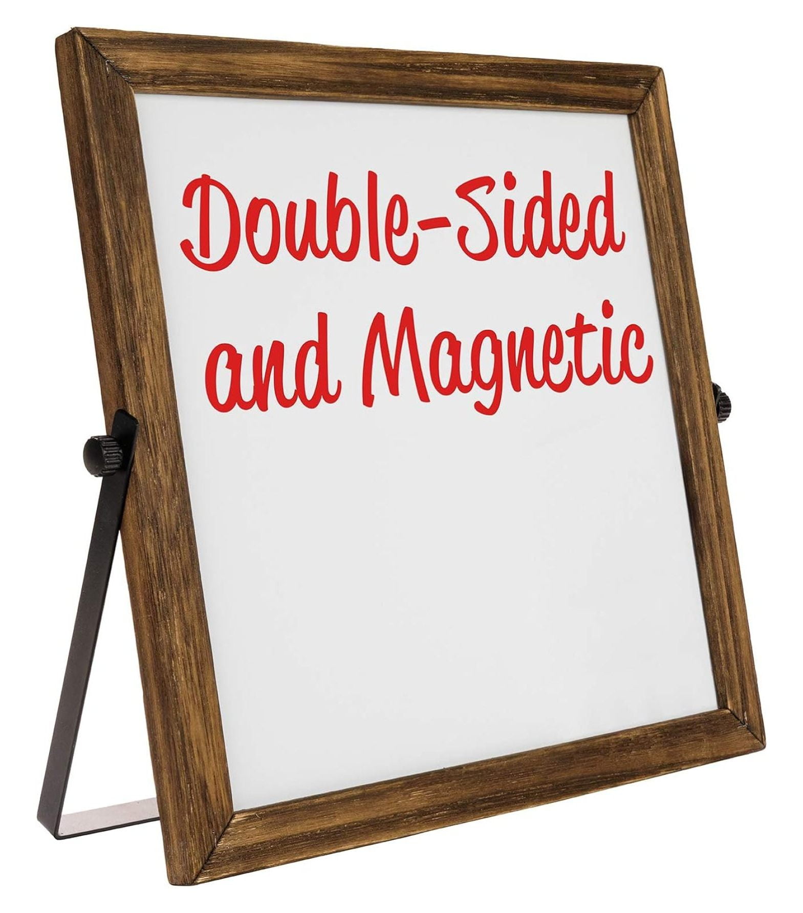 DaiZuY Rustic Double Sided 11" x 11" Whiteboard: Reversible, Double ...