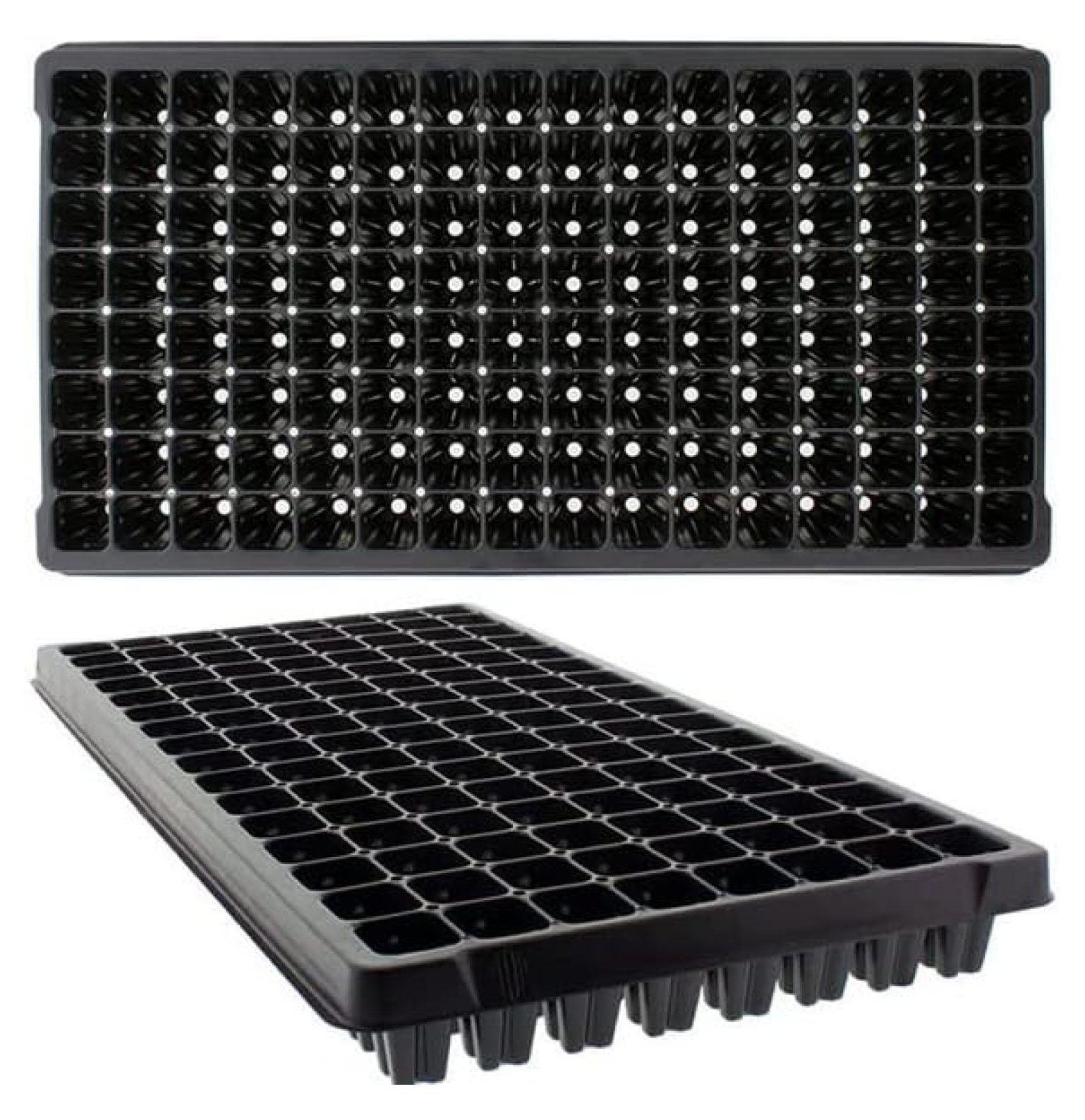 DaiZuY Seed Starting Plug Flats, 100 Pack 128 Cells -Seedling Starter ...