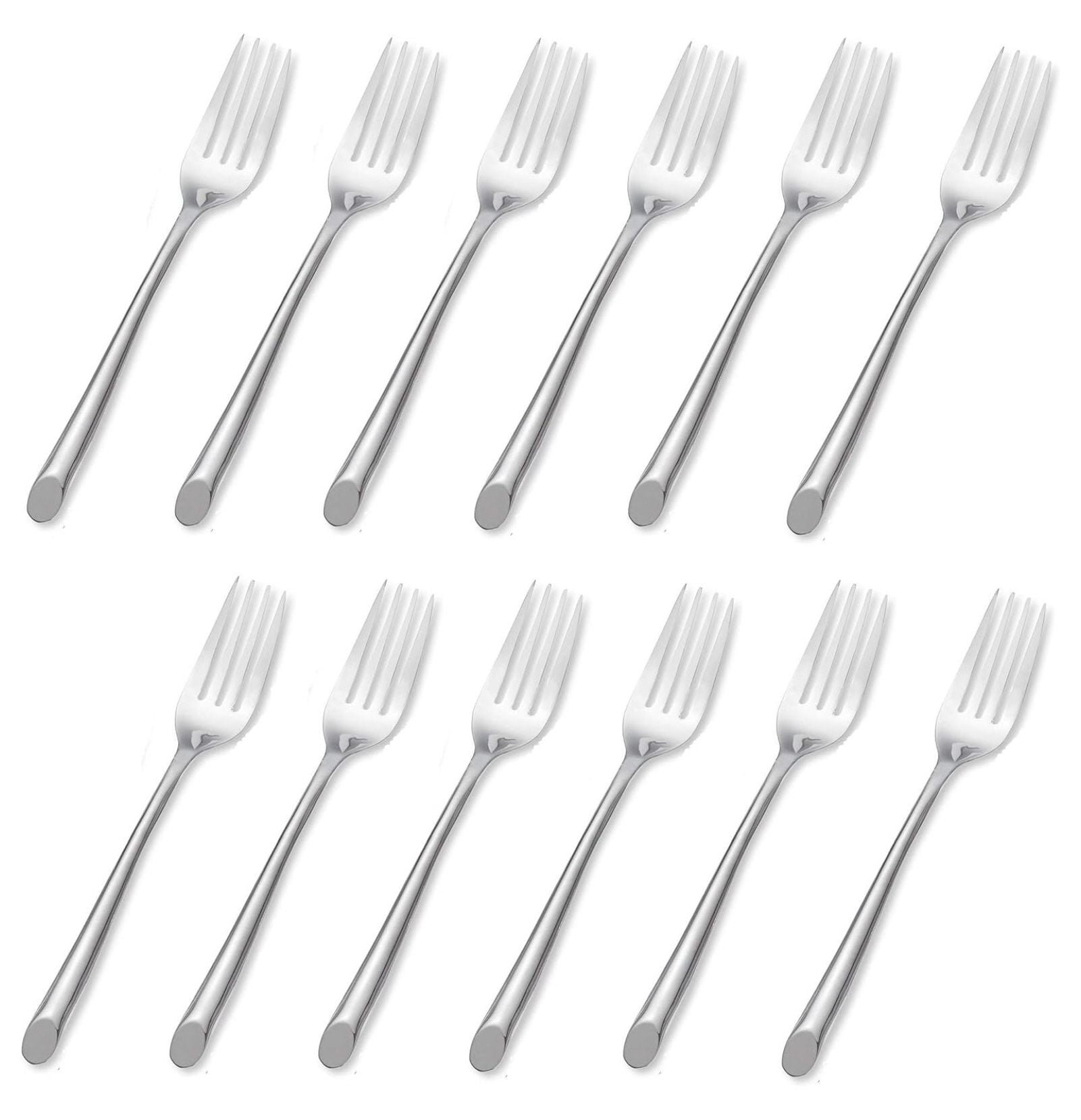 DaiZuY Stainless Steel Dinner Fork (Set of Twelve) - Walmart.com