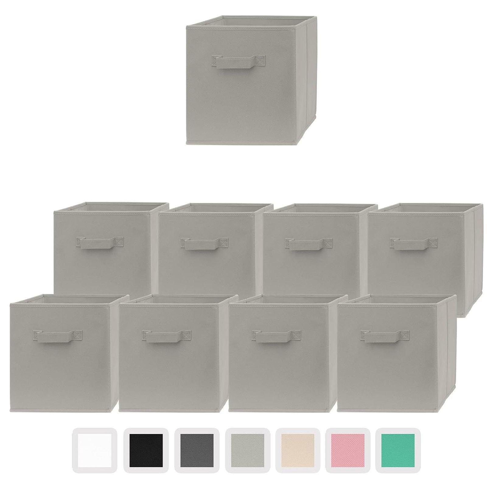 DaiZuY Storage Cubes - 11 inch Cube Storage Bins (9 Pack) | Foldable ...