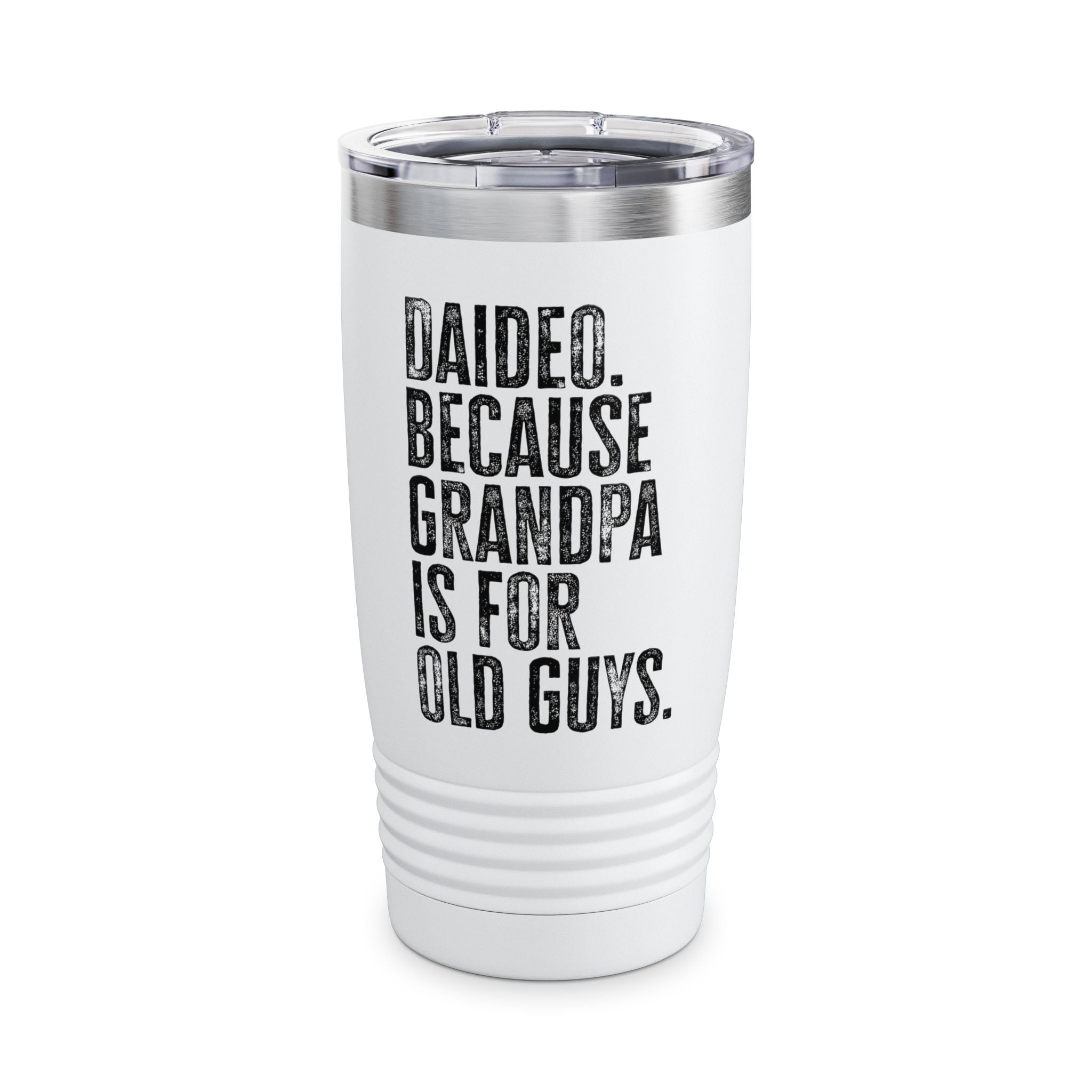 Daideo New Grandpa Fathers Day Grandfather Tumbler Gift Travel Mug Cup ...