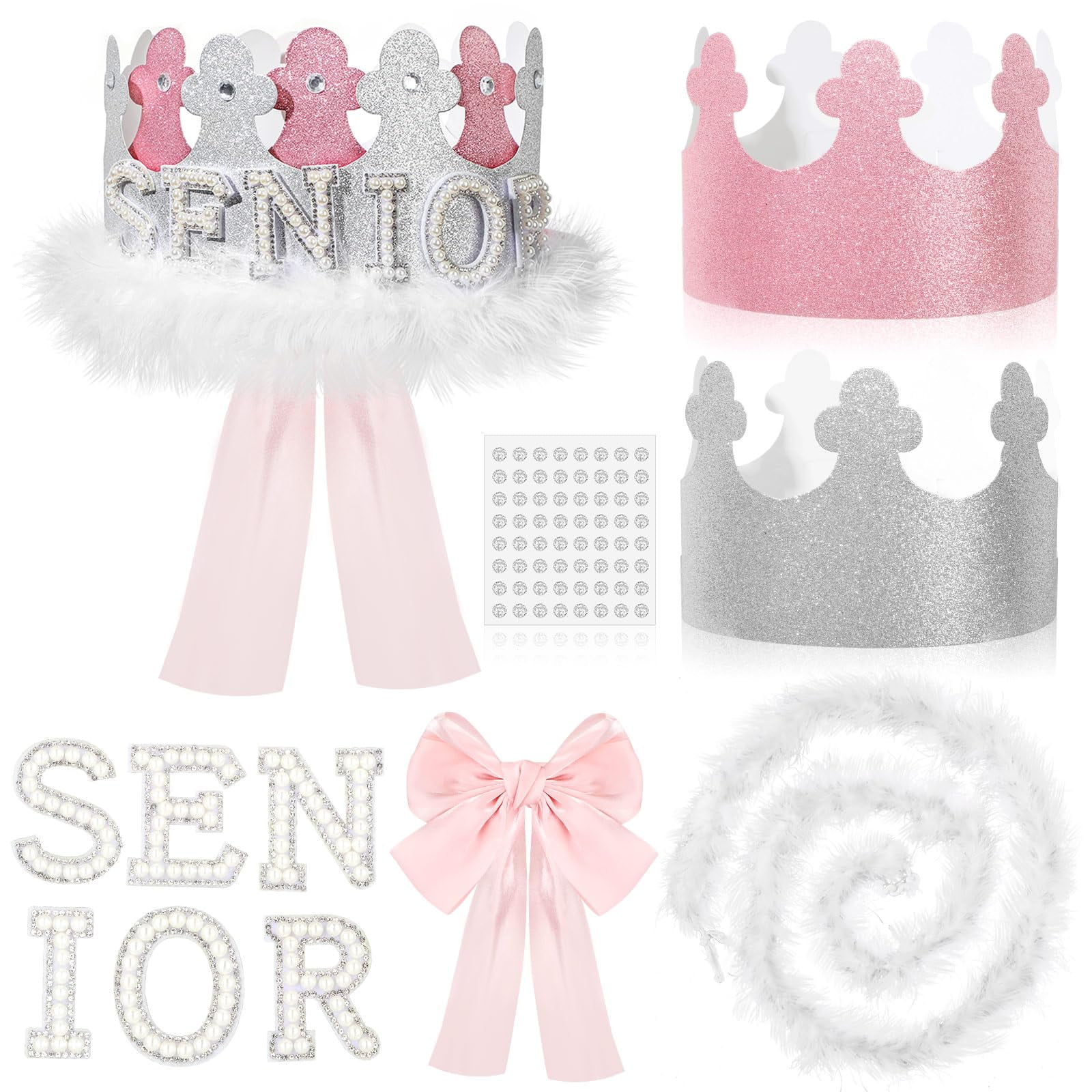 Daifunli 5 Sets Graduation Senior Crown Craft Kit, Make Your Own DIY ...